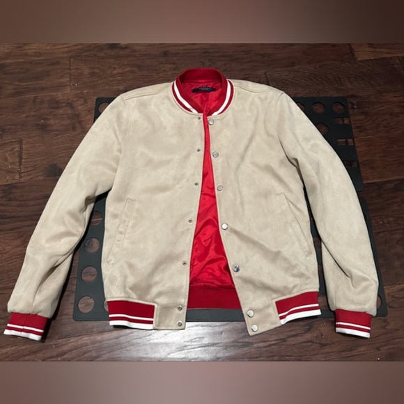 Zara | Jackets & Coats | Zara Tan Jacket Medium | Poshmark